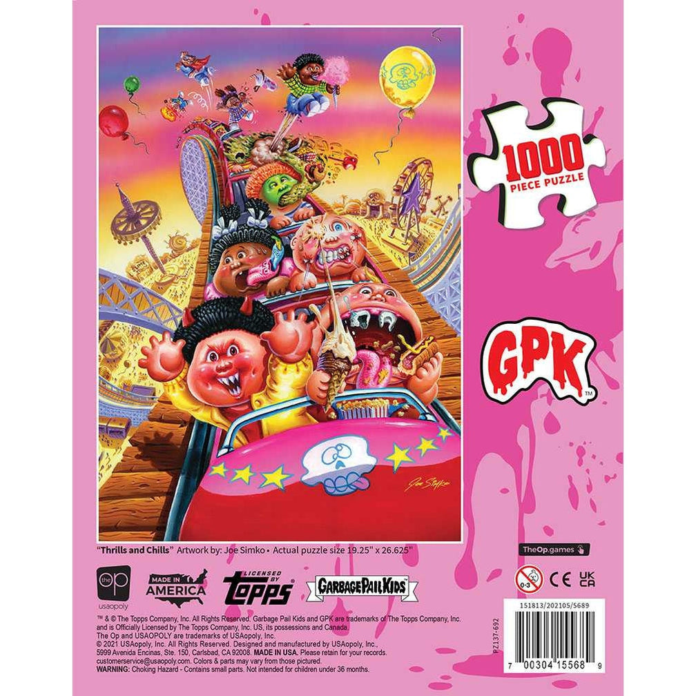 Garbage Pail Kids Thrills and Chills 1000 Piece Puzzle — Keeebs.com